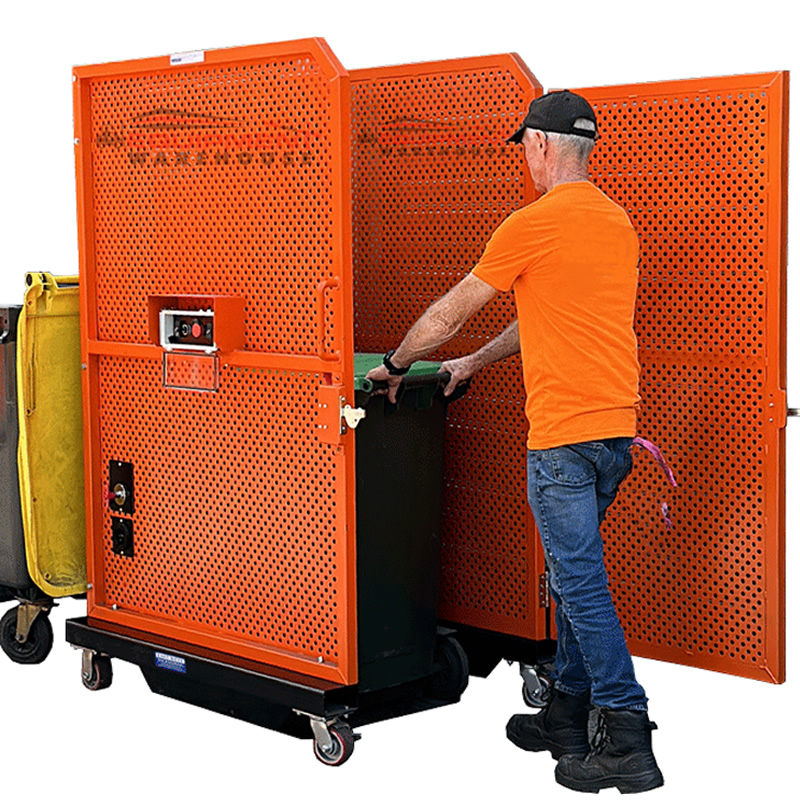 500kg Electric Hydraulic Wheelie Bin Tipper with Gate | Attachments For ...