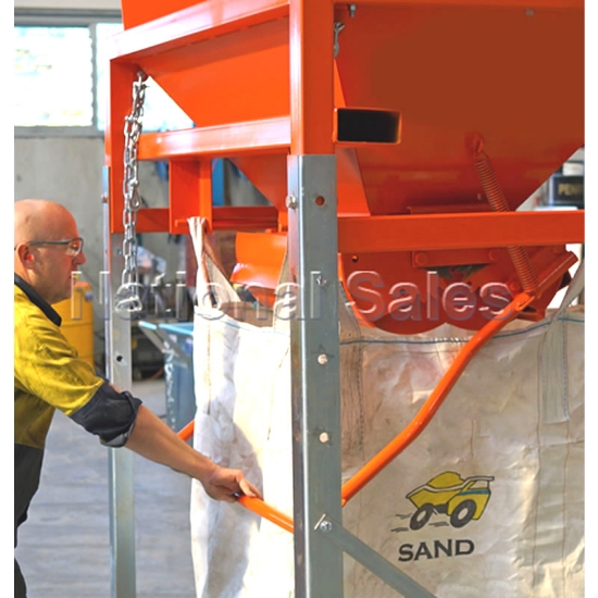 Clam Shell Gate for Bulk Bag Filling Frame | Attachments For Forklifts ...